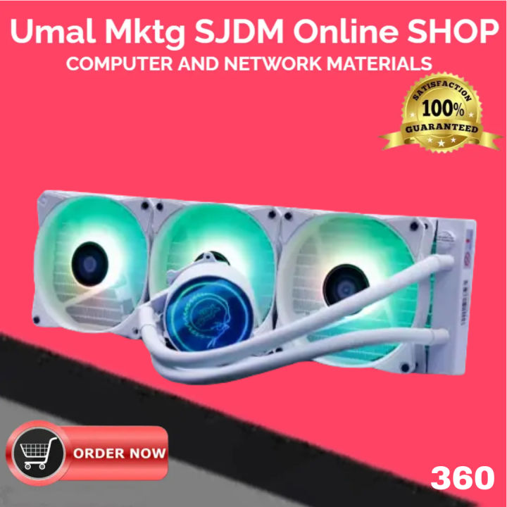 YGT LIQUID COOLER AIO Deep Frost, ARGB LIGHTING SYNC 360 COOLER | Lazada PH