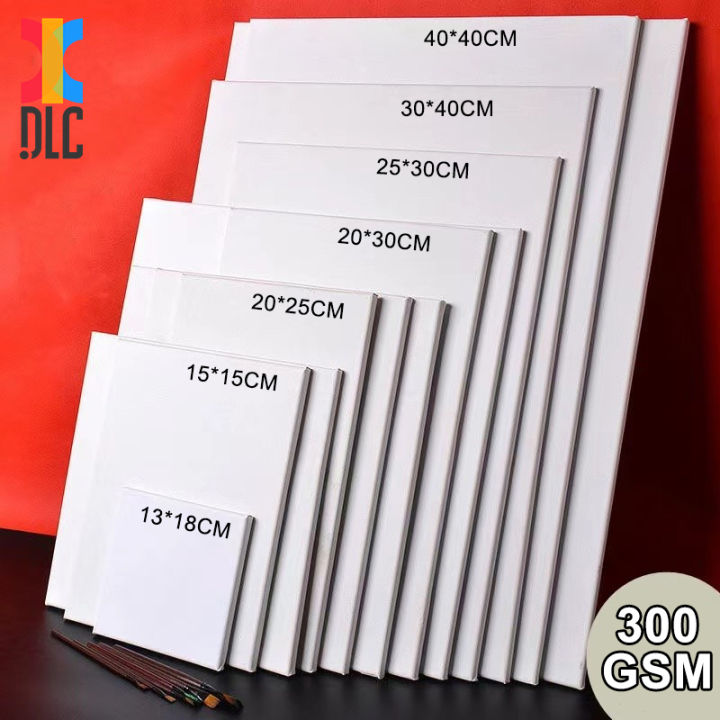 Canvas Board Painting Plain Cotton for Drawing Art(Multiple sizes) W27 ...