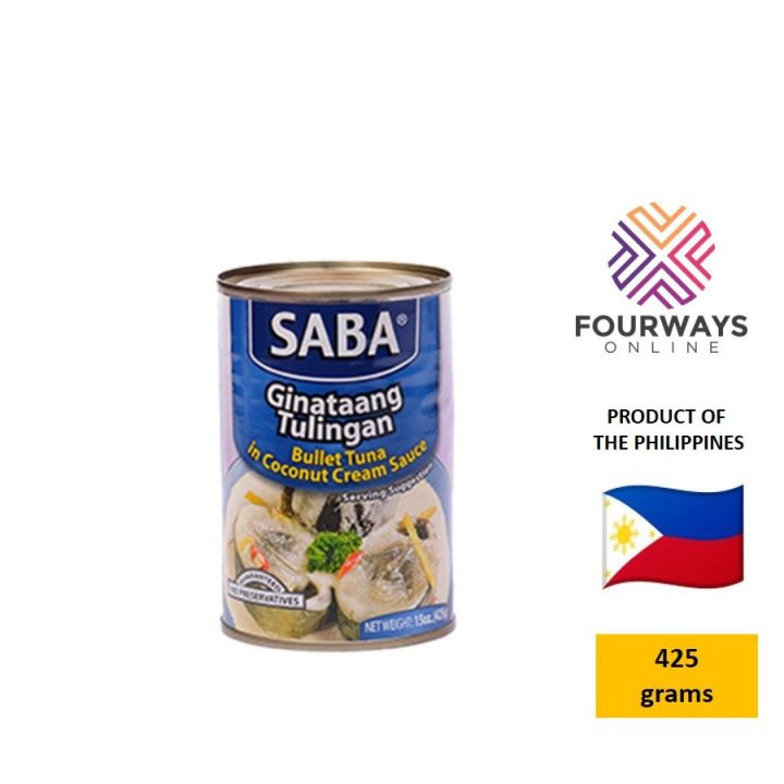 Saba Ginataang Tulingan in Can 425g | Lazada PH