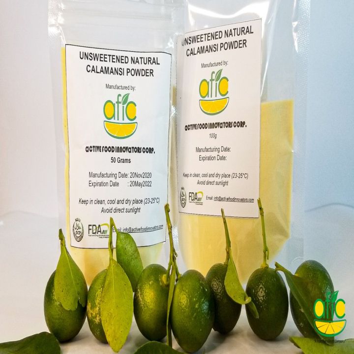 Unsweetened Natural Calamansi Powder | 100 grams 50 grams | Lazada PH