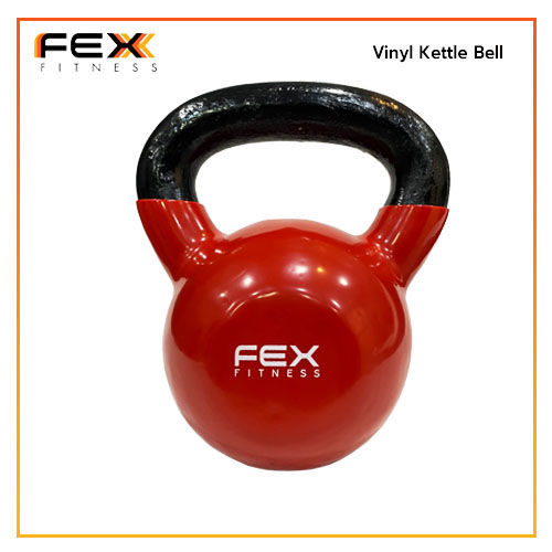 FEX Fitness - Vinyl KettleBell ลูกตุ้มยกน้ำหนัก น้ำหนัก 16 kg.(คละสี ...