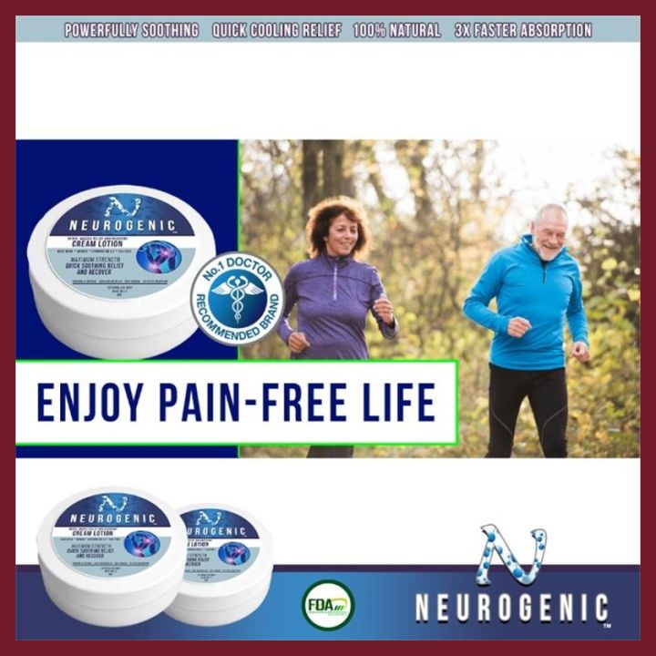 NEUROGENIC CREAM ORIGINAL - Nerve & Muscle Pain Relief and Recovery-50g ...