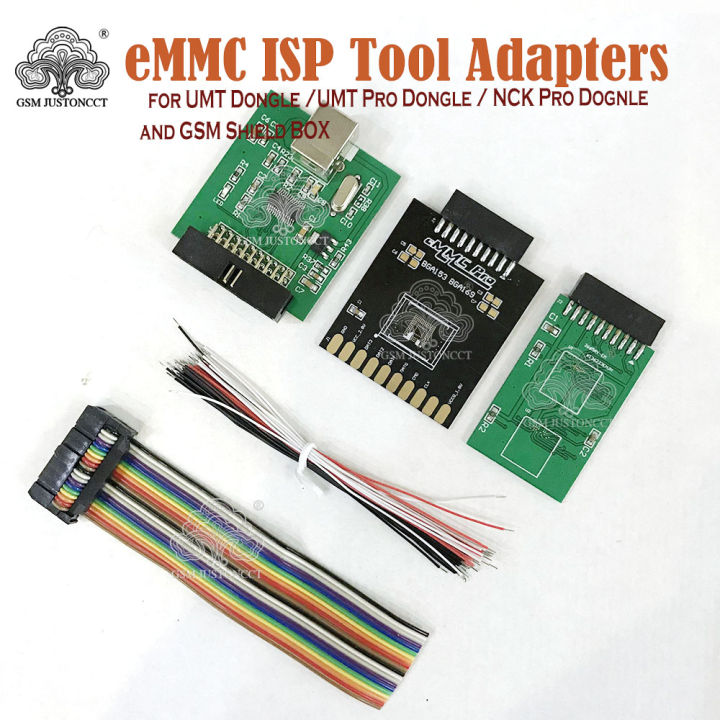 【Sleek】 Emmc Isp Tool Adapters For Umt Dongle /umt Pro Dongle / Nck Pro ...