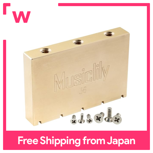 Musiclily Ultra 36mm Brass Tremolo Block Gotoh GE1996T for electric ...