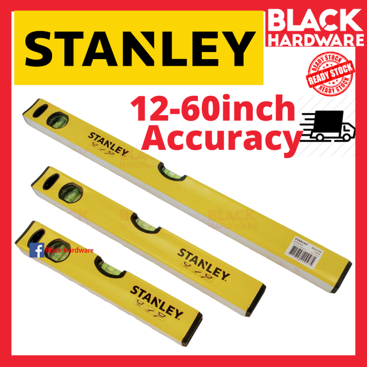 Black Hardware Aluminium Stanley Water Level Ruler Spirit Level Ruler ...