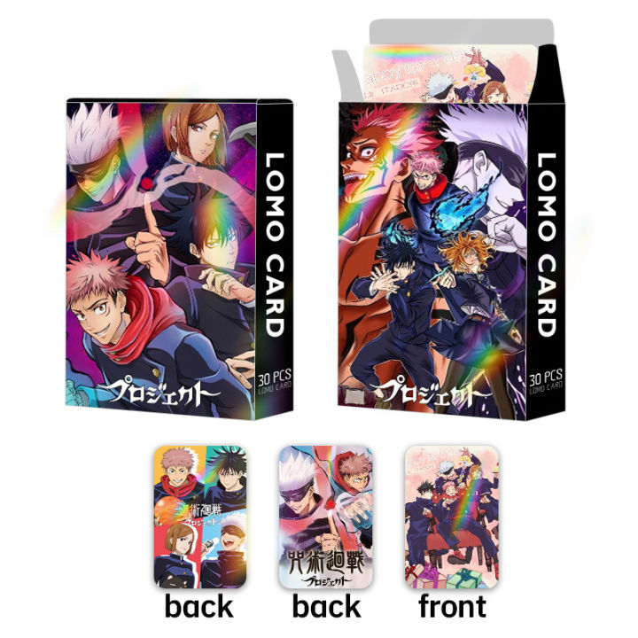 30pcs Kartu Card Photocard Lomo Card Laser Card Anime Jujutsu Kaisen ...