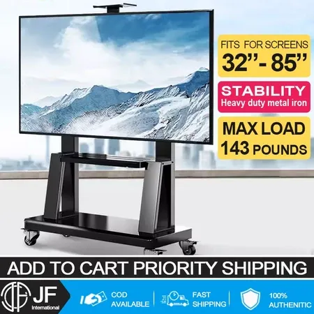 JF TV Stand Monitor 32-85 Inch Screen Movable Rack Floor Base | Lazada PH