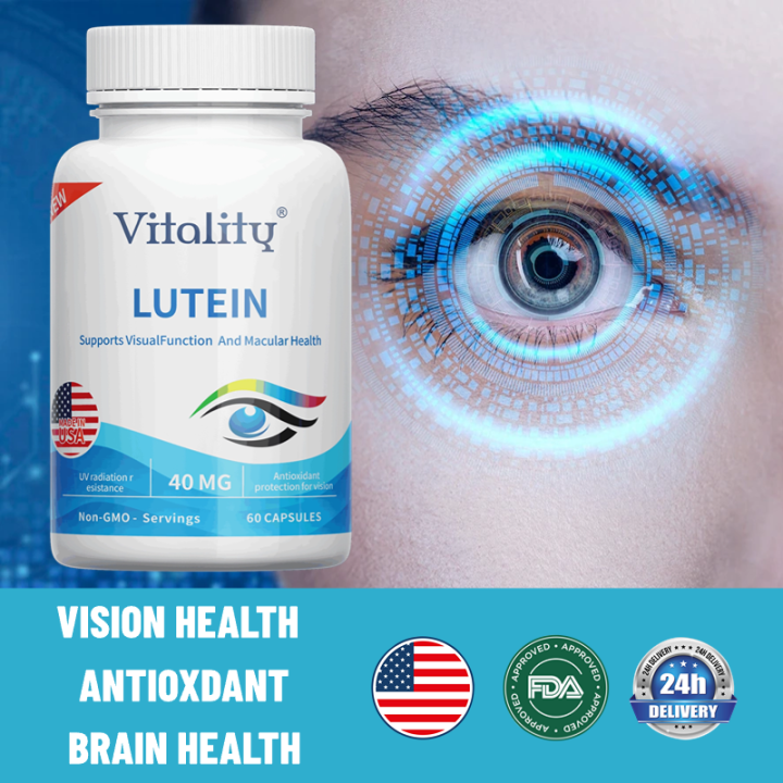 Lutein 40mg Antioxidant | Anti-UV radiation | Protect vision |Anti-free ...