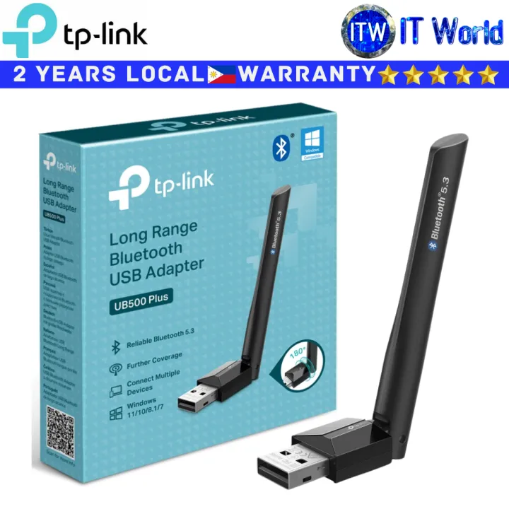 TP-Link USB Adapter UB500 Plus Long-Range Bluetooth Adjustable Multi ...