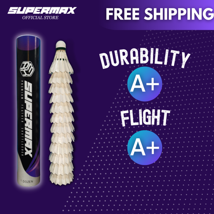 Supermax Badminton Shuttlecocks Gold Edition (Durable Shuttle) | Lazada