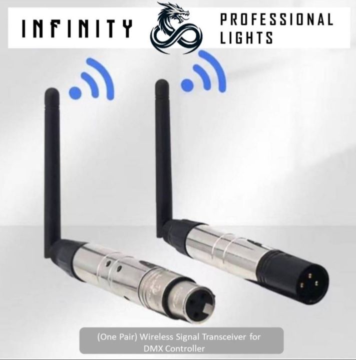 INFINITY VORLANE 2.4G ISM DMX 512 Wireless Transmitter Receiver System ...