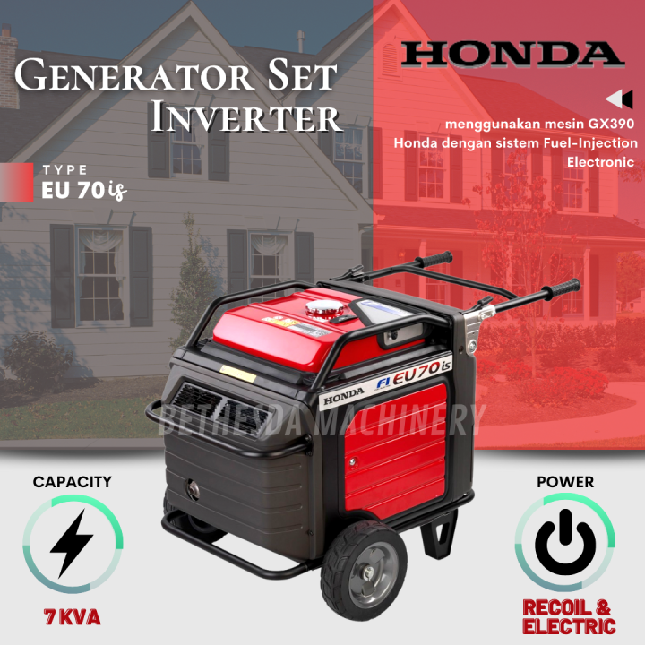 Mesin Genset Inverter Honda 7 kva EU70is | Lazada Indonesia
