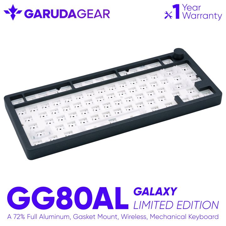 GARUDA GEAR GG80AL GALAXY ALUMINUM Tri-Mode Wireless, Hot Swappable, 72 ...