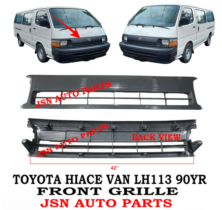 J121S02 FRONT GRILLE TOYOTA HIACE LH113 90YR VAN LORRY TRUCK AKSESORI ...