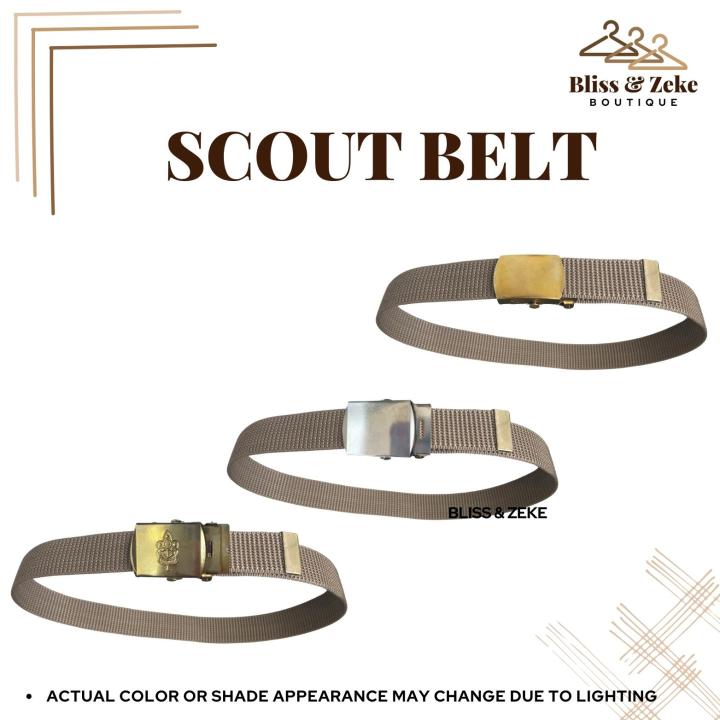BSP Garrison Belt for Scouting | BSP Gold Silver Buckles | BZ Boutique ...