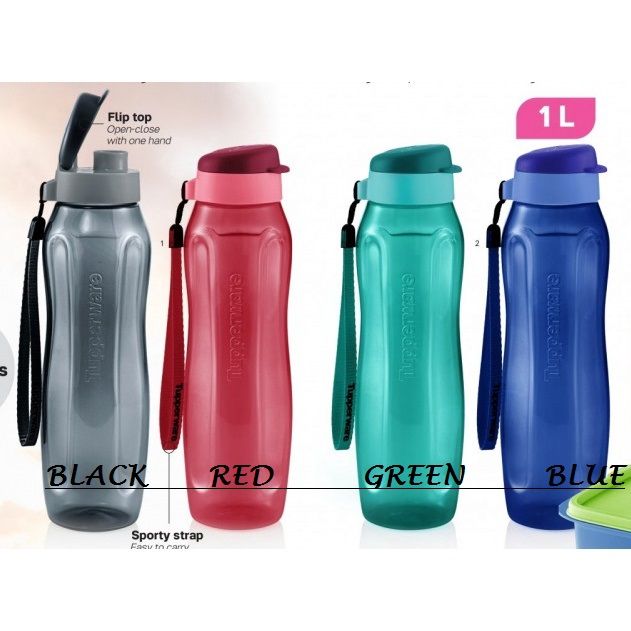 《⚠️READY STOCK !!》Tupperware Slim Eco Bottle 1.0L (1pc) / Drinking ...