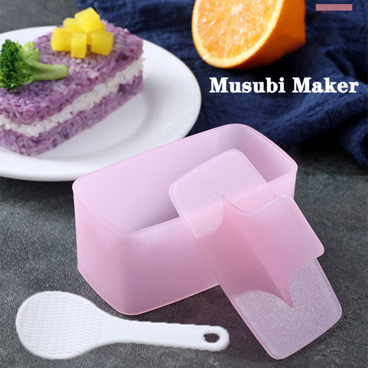 Musubi Maker Non-stick Plastic Onigiri Press Mold Rectangular Sushi ...
