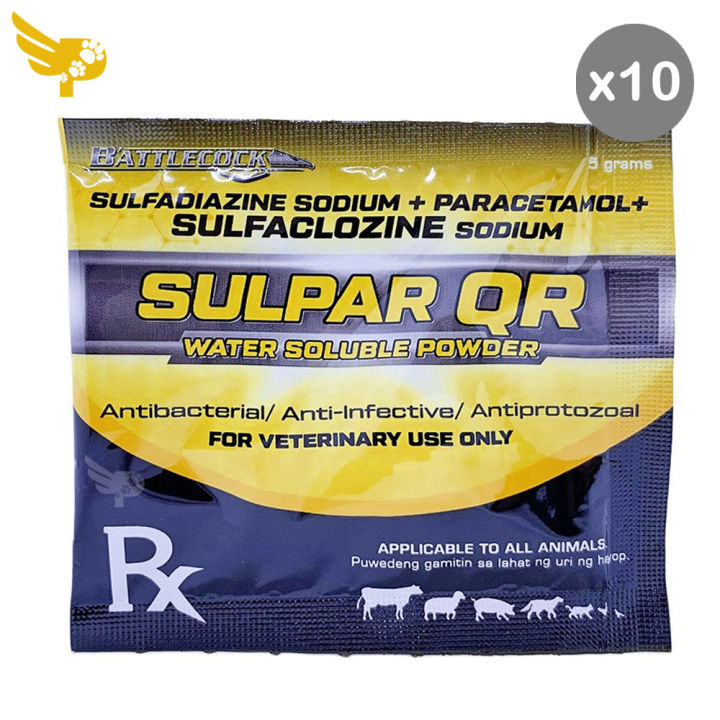 Sulpar QR 5g - sold per 10 sachets - For All Animals - Battlecock ...