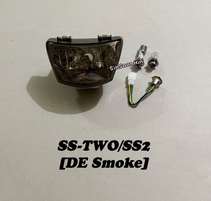 Yamaha SS TWO / SS2 Head Lamp Diamond Eye (Smoke) / Socket / LED Bulb ...