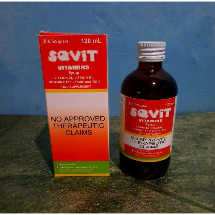SQVIT Vitamins Syrup Sqvit Food Supplement Multivitamins For kids ...