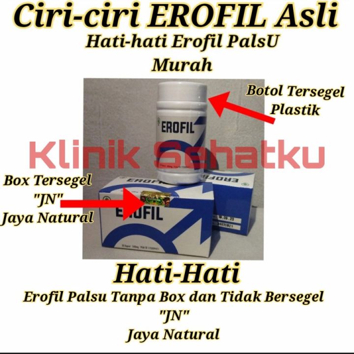 cod EROFIL Asli Original Obat Herbal Pria 100% Original Bpom. | Lazada ...