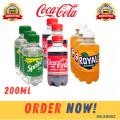 COCA COLA 200ml SWAKTO 12pcs x 1 Case - COKE Sprite Royal Original Taste - Refreshing Soft Drink ...