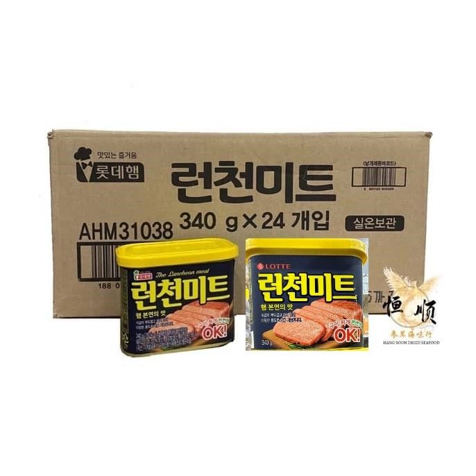 【批发】 韩国乐天OK午餐肉 Korea Lotte OK Luncheon Meat【Wholesale】340g X 24 cans ...