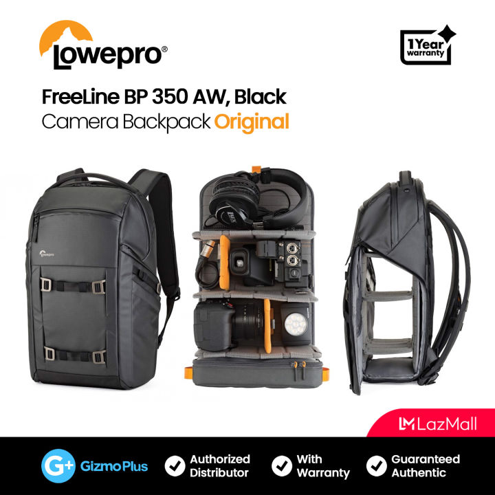 Lowepro Freeline BP 350 AW Premium Camera Backpack for Photographers ...