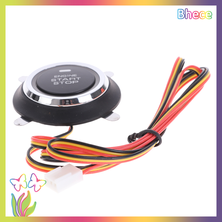 Bhece 12V Auto Replacement Car Engine Start Stop Push Button Ignition ...