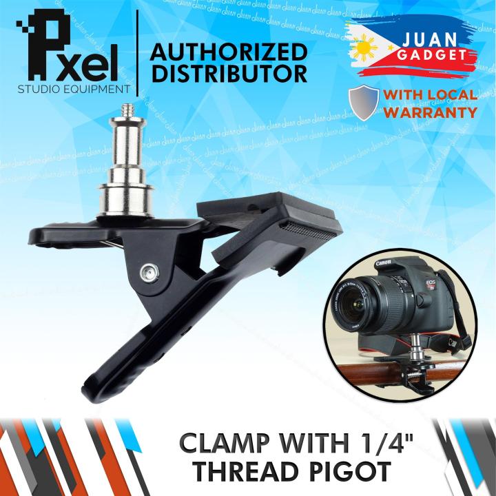 Pxel AA-CT3 Clip Clamp 1/4" Stud Spigot Holder Background Backdrop ...