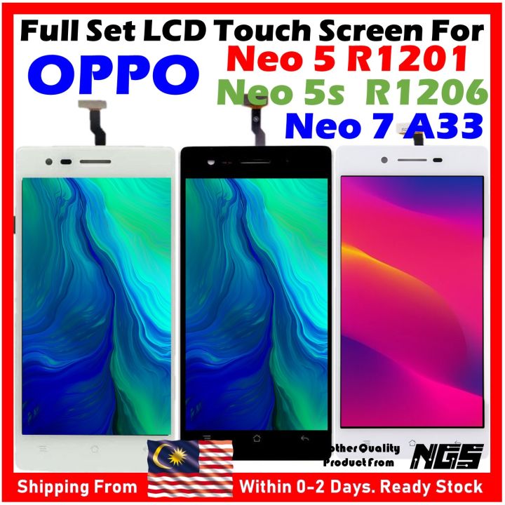 ORl NGS Brand Full Set LCD Touch Screen Compatible For OPPO Neo 5 R1201 ...