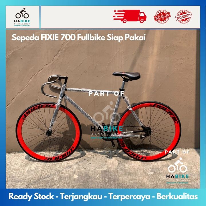 Sepeda Fixie 700c FullBike Rakitan Siap Pakai Sudah Jadi Kualitas ...