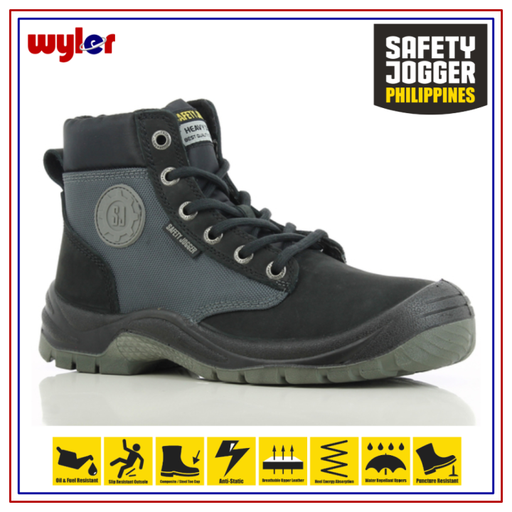 Safety Jogger Dakar S3 High Cut Safety Shoes Work Boot Footwear Steel Toe Oil Resistance Anti ...