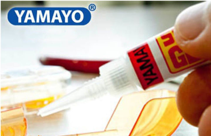 (Lt Stationery)Yamayo super glue 3g nuzzle tube designed for non-clog ...