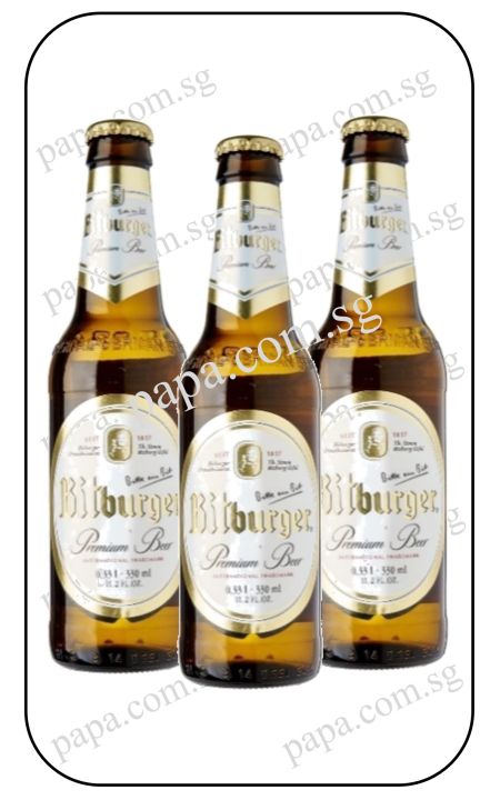 Bitburger Premium German Pilsener - Bitburg, Germany - 4.8% abv (03 x ...