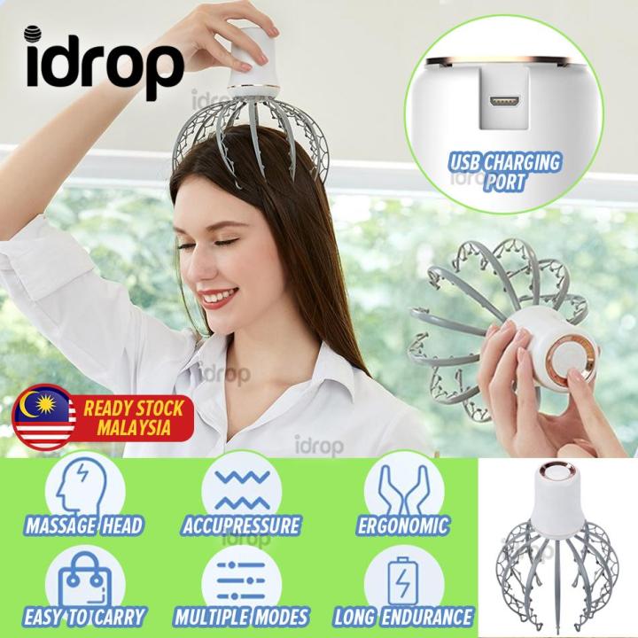 Osaka Electric Head Scalp Massager Usb Charging Pengurut Kepala Elektrik 头部按摩器usb充电 Lazada