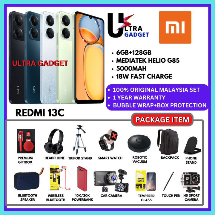 [NEW] Redmi 13C [ RAM 6GB+6GB | ROM 128GB ] Original Xiaomi Malaysia ...