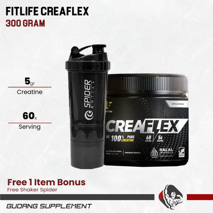Fitlife Creaflex 300 Gram Creatine 60 Servings | Lazada Indonesia