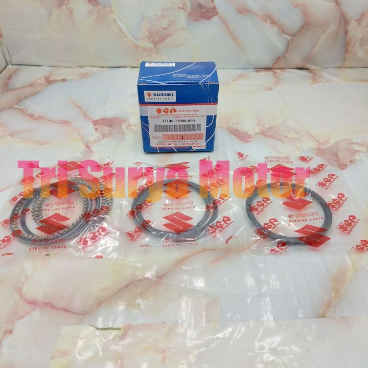 RING PISTON RING SEHER SET STD-50 SUZUKI LJ80 JIMNY KATANA 12140-73000 ...