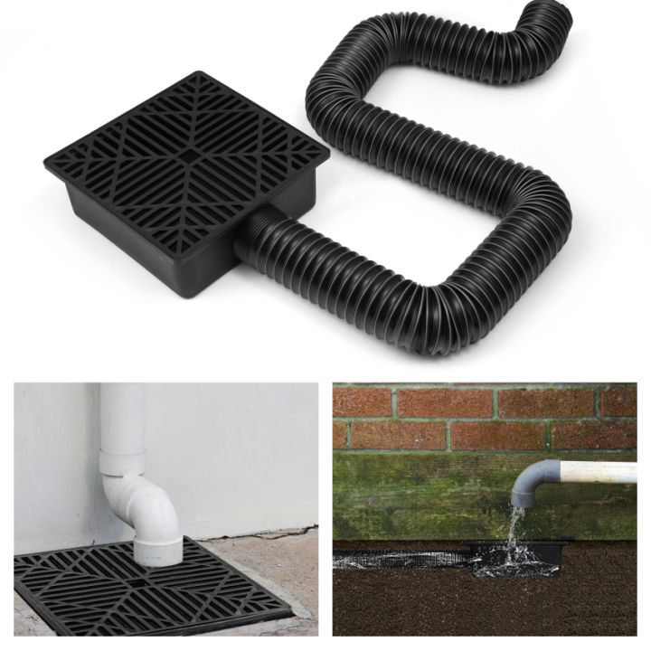 Matte Black Downspout Extension Kit Gutter Downspout Extensions Set ...