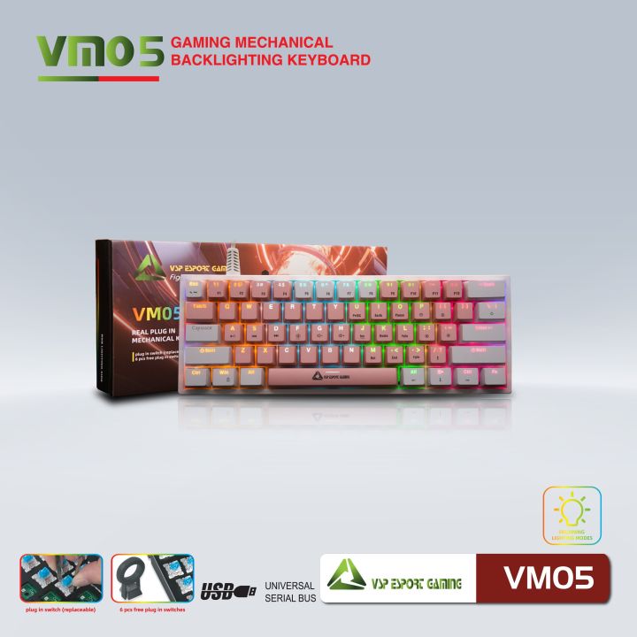 Bàn Phím Cơ VSP VM05 ESPORT GAMING | Lazada.vn