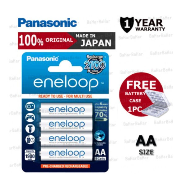 Panasonic Eneloop Battery AA AAA Rechargeable Battery NI-MH Battery ...