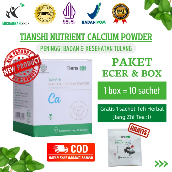 100% Original dan Herbal Tianshi Nutrient Calcium Powder Susu ...