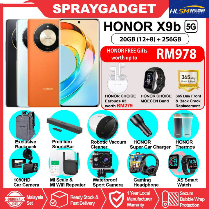 Genuine product protection HONOR X9b 5G 20GB*(12+8GB Extended RAM )+ 256GB ROM , All-angle Ultra ...