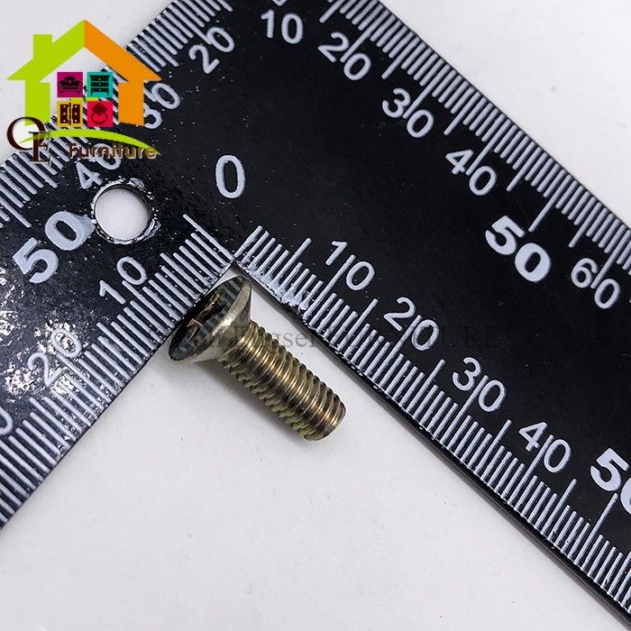 Baut Mini Kepala Flat Baut JF 11 x 18 mm Skrup Baut Kuning Bolt - Omah ...