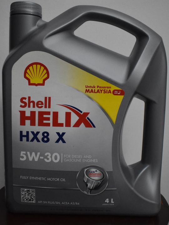 Shell Helix HX8 X 5W/30 Fully Synthetic Motor Oil 4L | Lazada