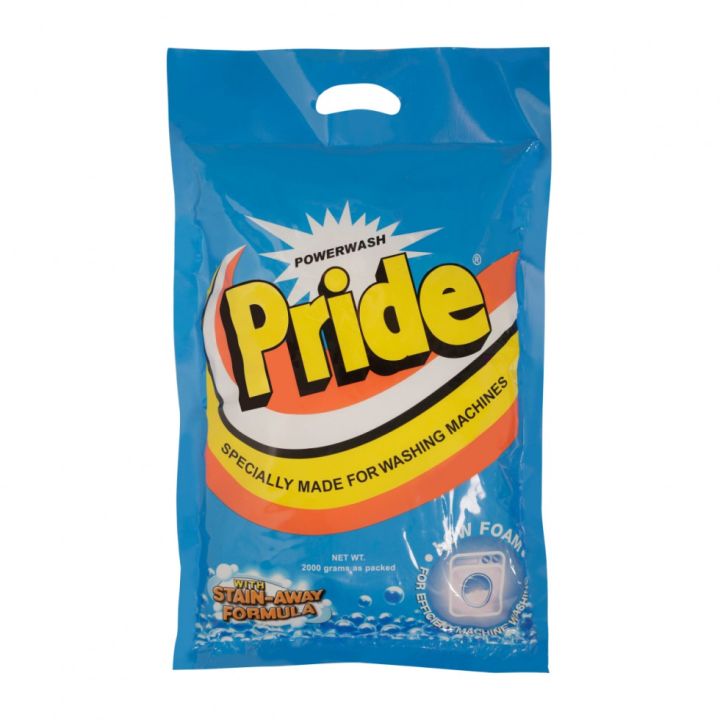 Pride Laundry Detergent Powder Power Wash - Machine Wash 2000g | Lazada PH