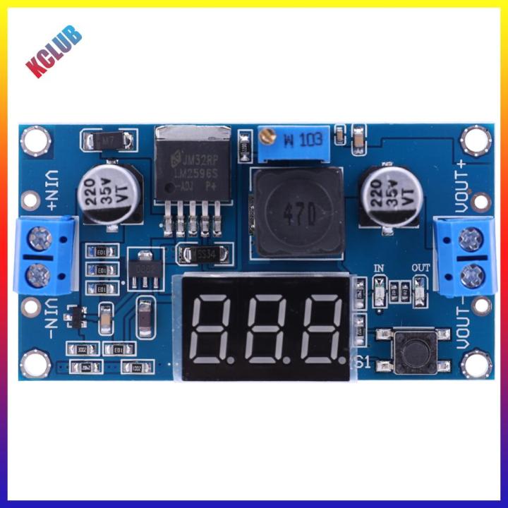LM2596 DC-DC Step-Down Module With Display Buck Converter Input 25V-40V ...