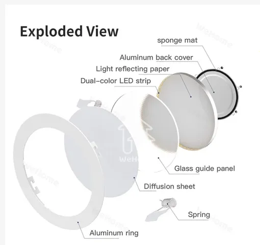 AKI Recessed Panel LED Downlight Ceiling Lights Panel Light Pin Light ...