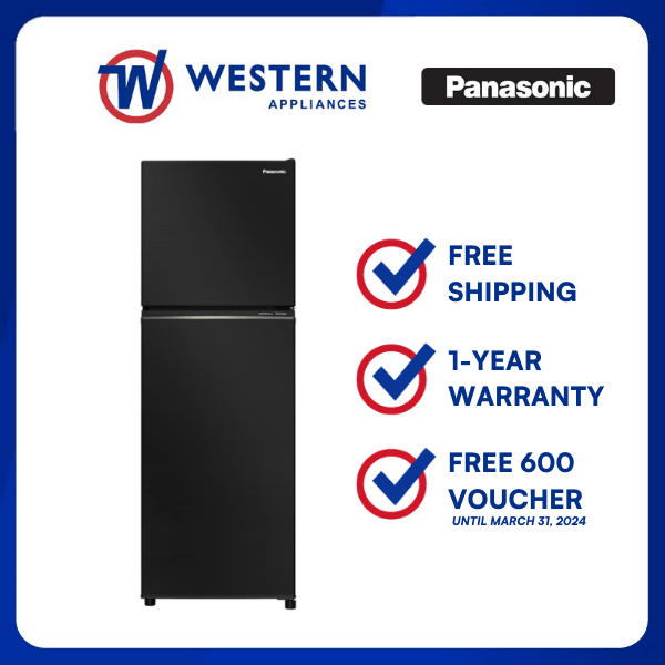 Panasonic NRBP292VD 10.4cuft No Frost, Inverter, Two Door Refrigerator ...